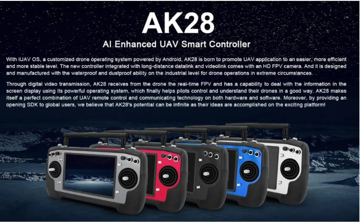 SIYI AK28 Remote Controller for JIYI K3A PRO Agricultural Drone