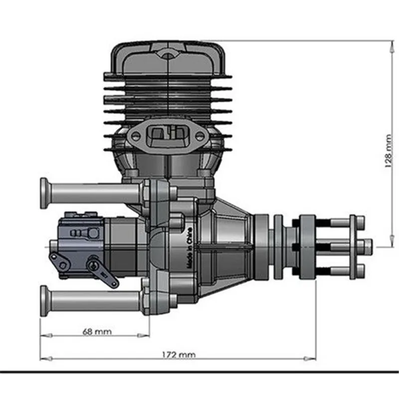 DLE 55cc Engine for RC Airplanes - High Performance & Reliability