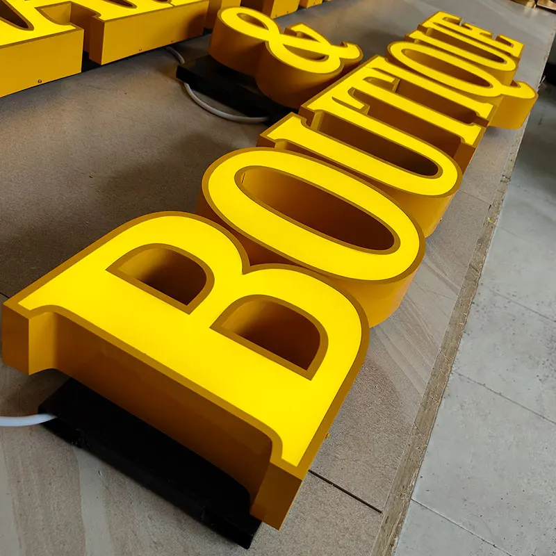 Custom Led Backlit Car Logo Sign - Auto Channel Letters Sign Oem