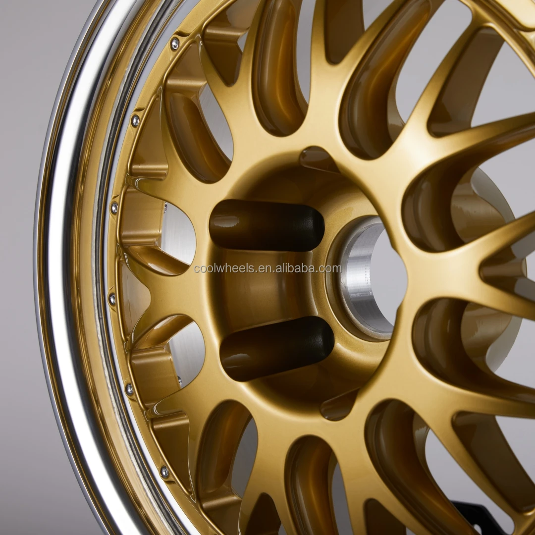 Bku Forged 3 Piece 5X120 Wheels 18 Inch Custom E88 Gold Center Alloy Car Rims for BMW M2 F87 F80 ...