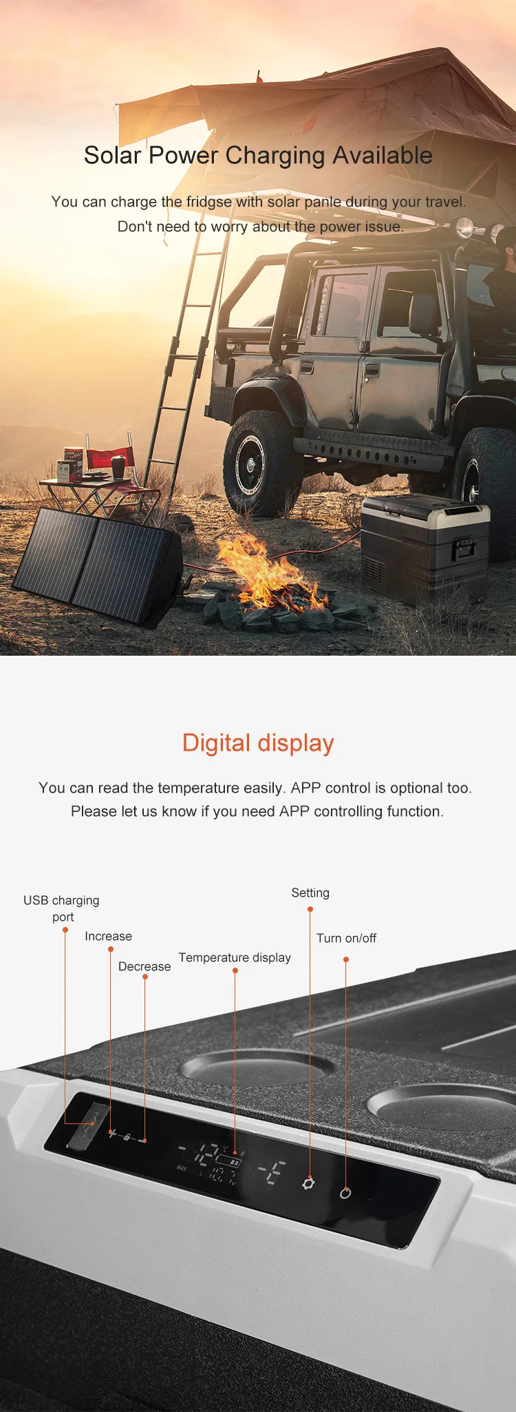 Tw45 Alpicool Mini Fridge Electric Battery Powered Camper Van Ice In ...