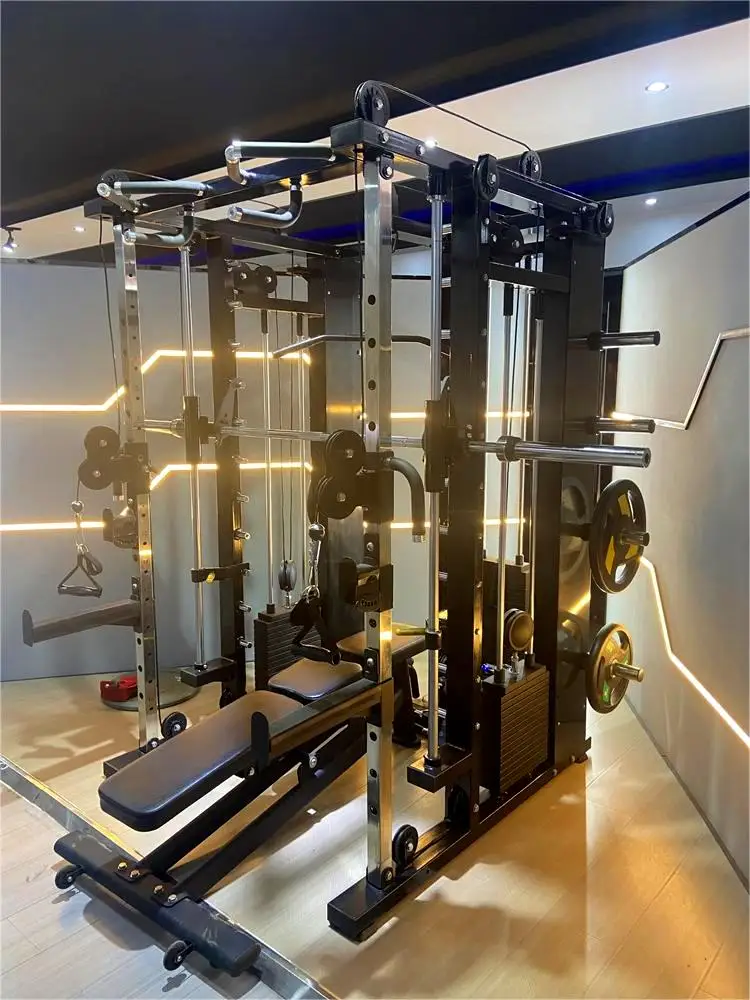 All-in-one Home Gym - Multi Function Power Squat Rack