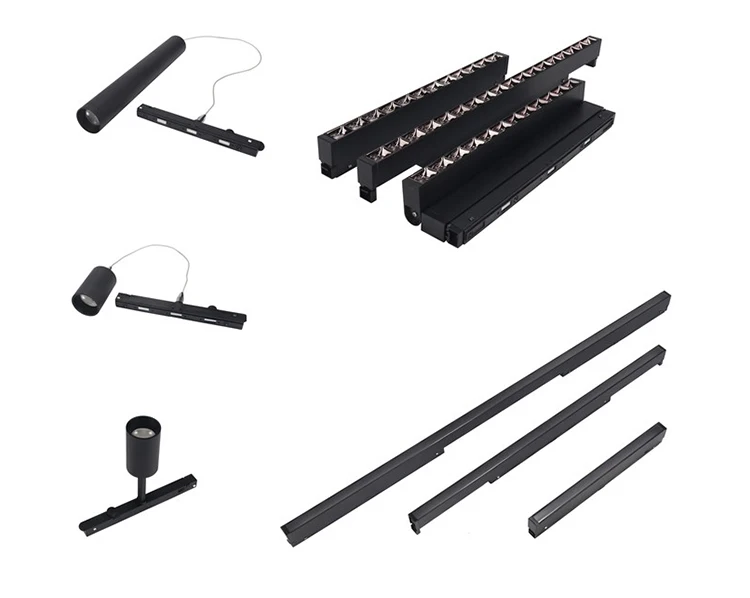 European Super Slim Magnetic Track Light Wholesale Dc48v Dali 0-10v ...