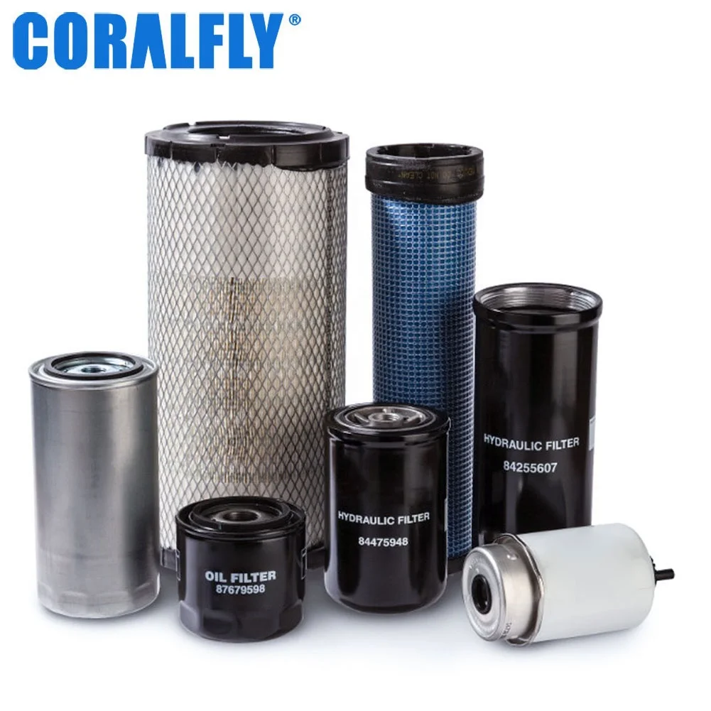 Truck Diesel Engine 445tae3 Hydraulic Oil Filter 84278070 84255607 ...