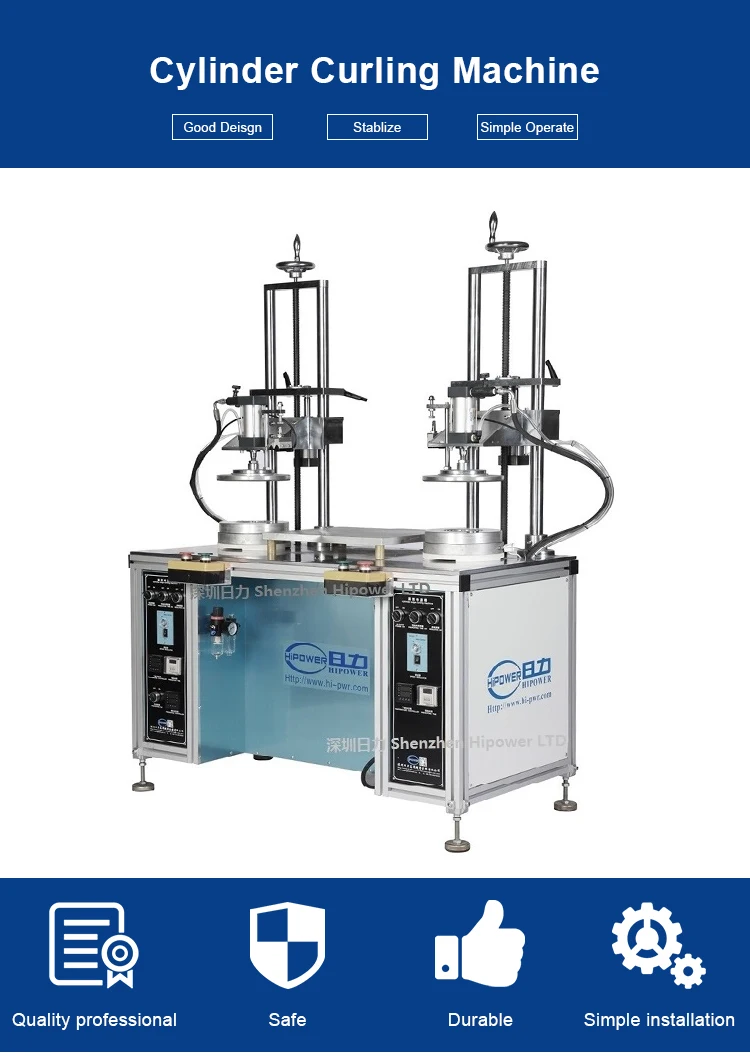 Cylinder Edge Curling Machine - Efficient PVC Curling