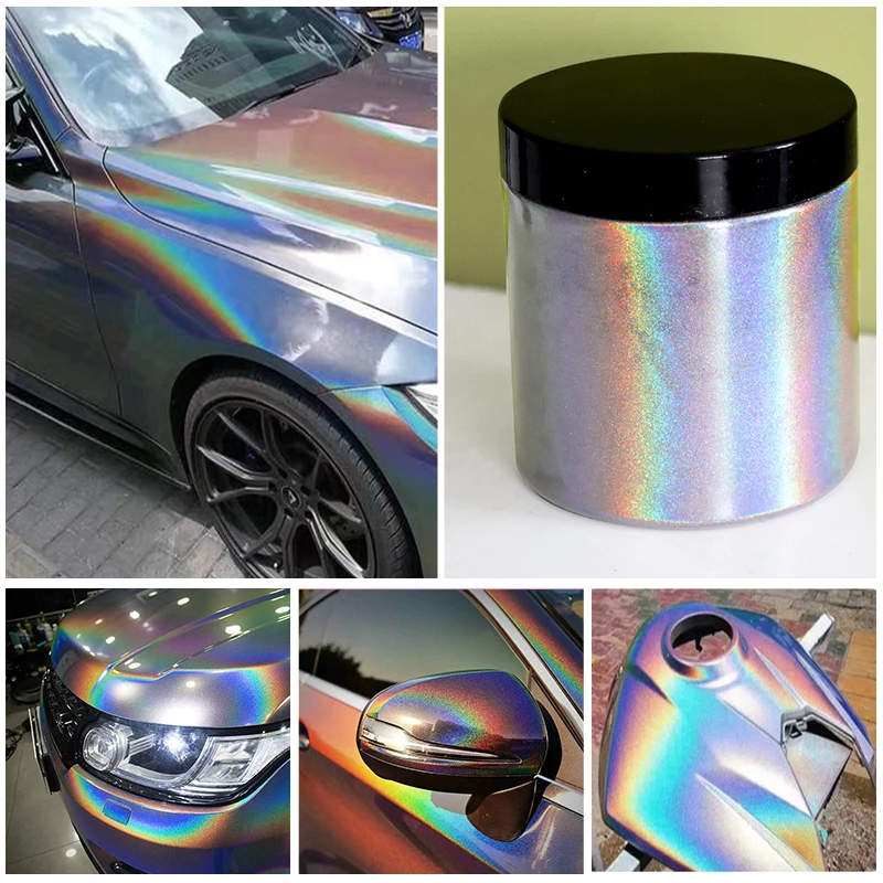 Holographic Pigment for Car Paint - Multi Color Holograms