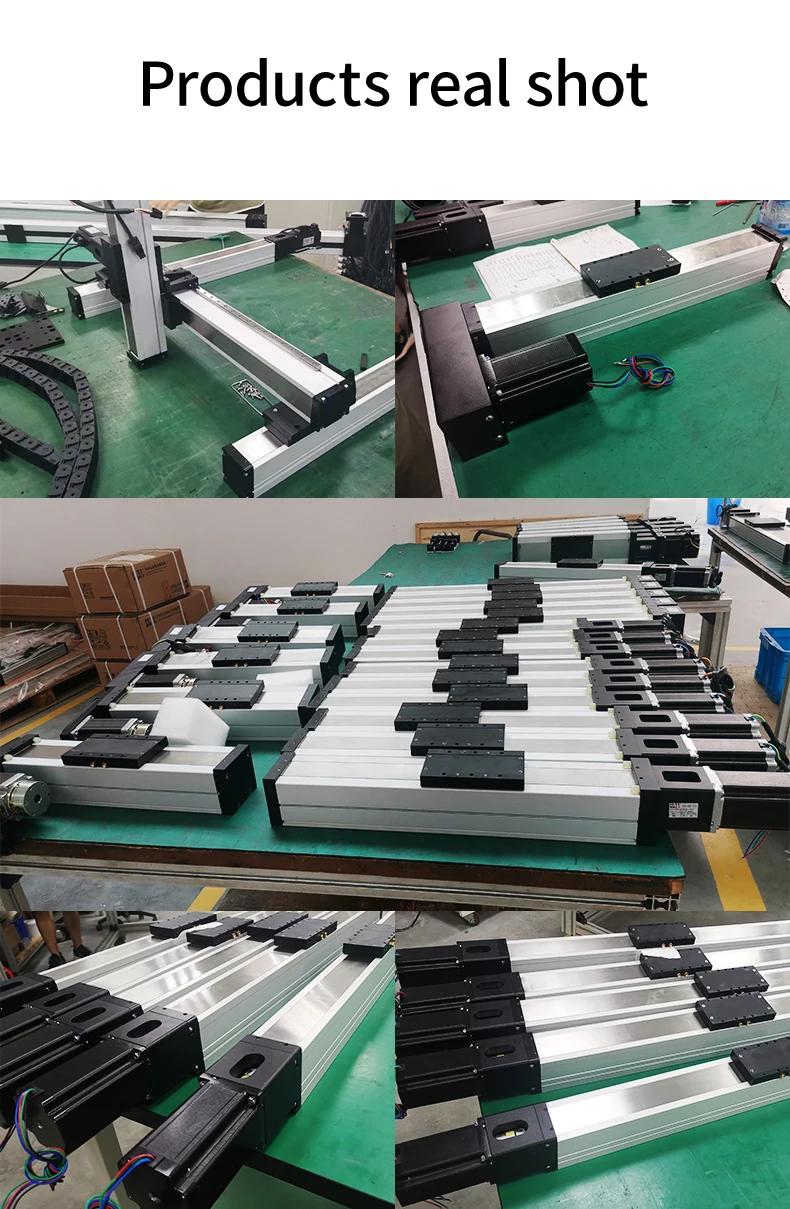 High Speed Belt Driven Linear Motion Guide Rail System Slider Light ...