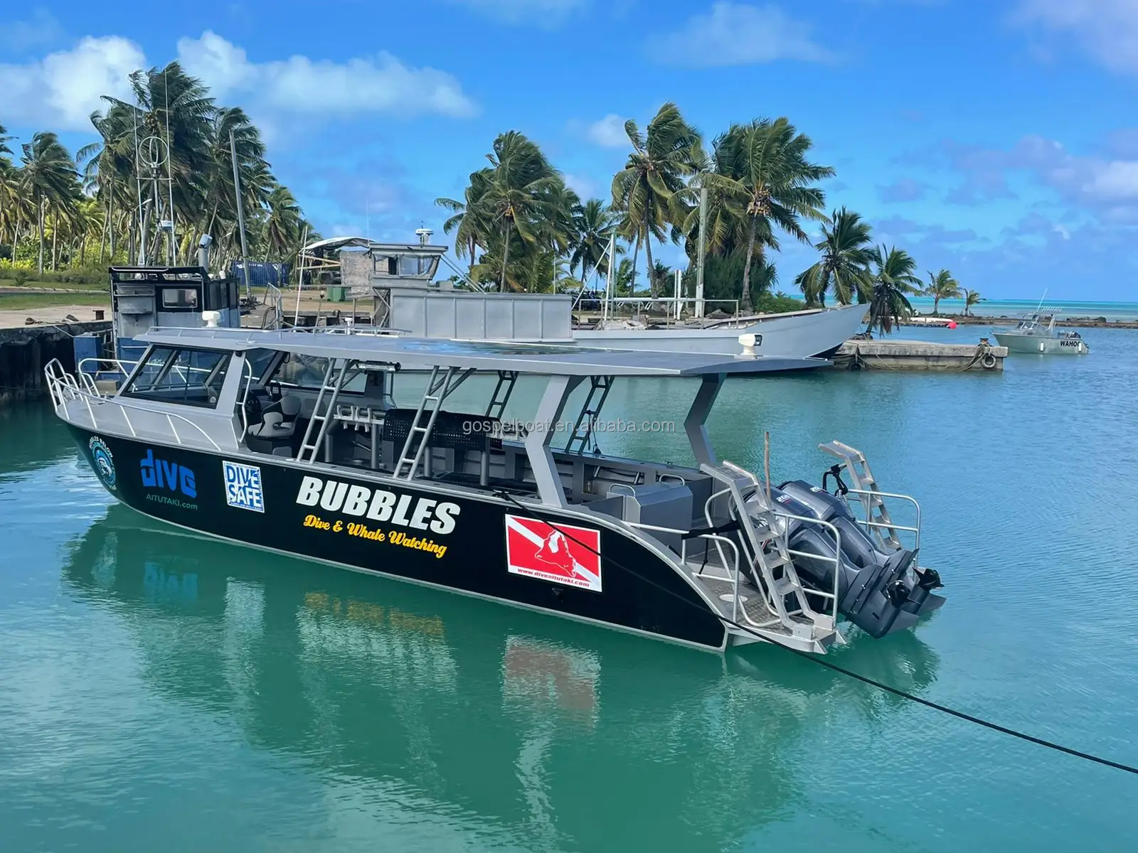 Gospel 11m 36ft Aluminum Diving Boat - Fishing & Family Vessel