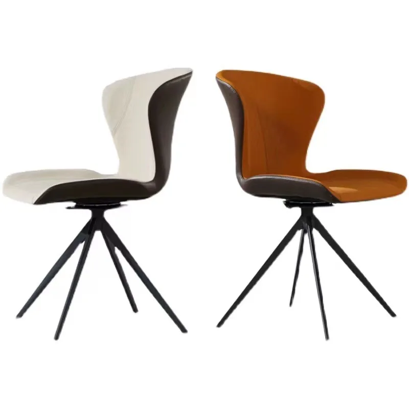 Streamline Ergonomic Curves Swivel Dinette Chairs