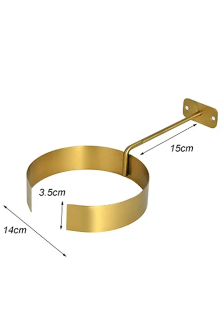 Stainless Steel Wall-Mounted Cuff Racks for Clothing Display