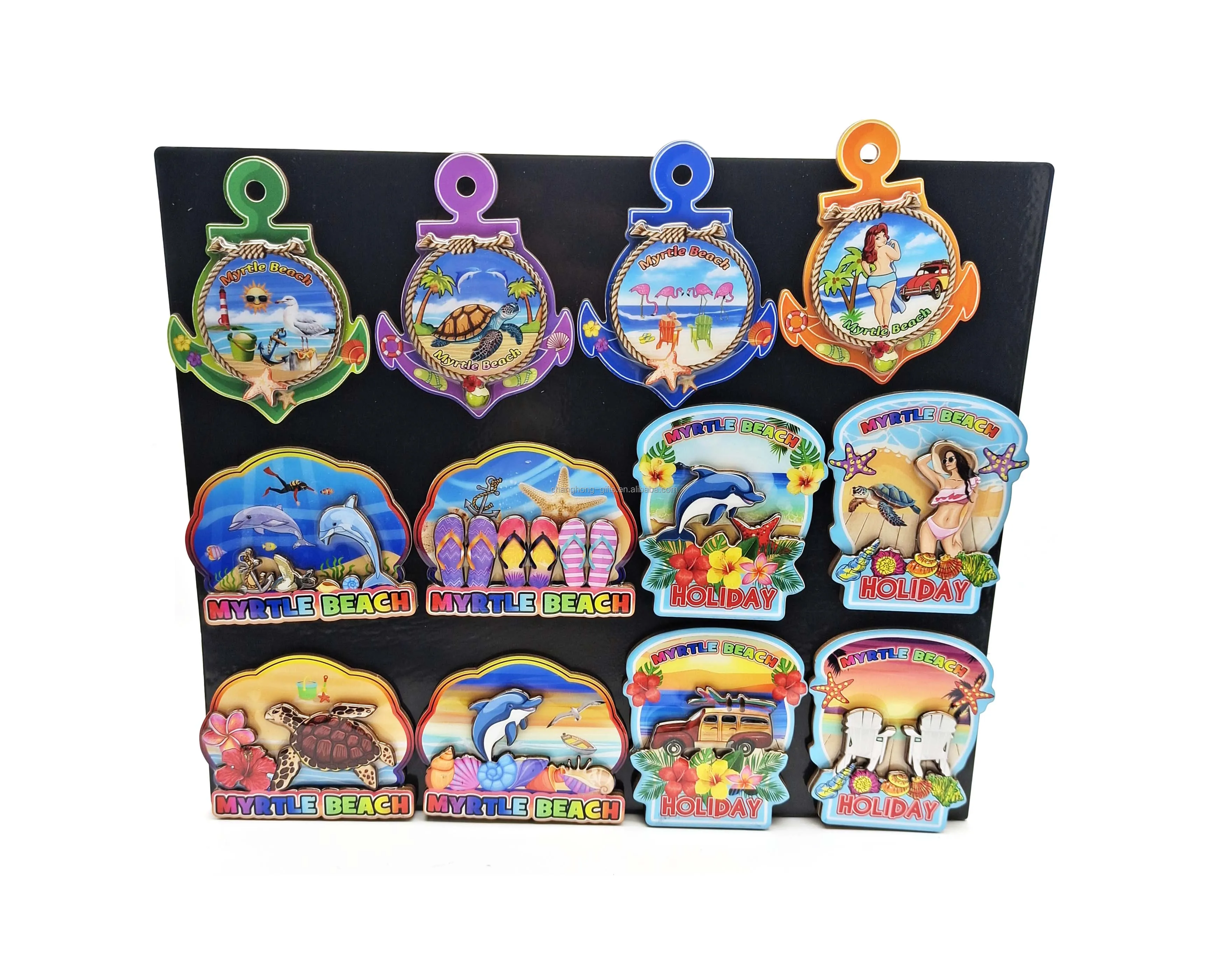 Customized Fridge Magnets - Souvenirs from Maldives, Puerto Rico, and ...