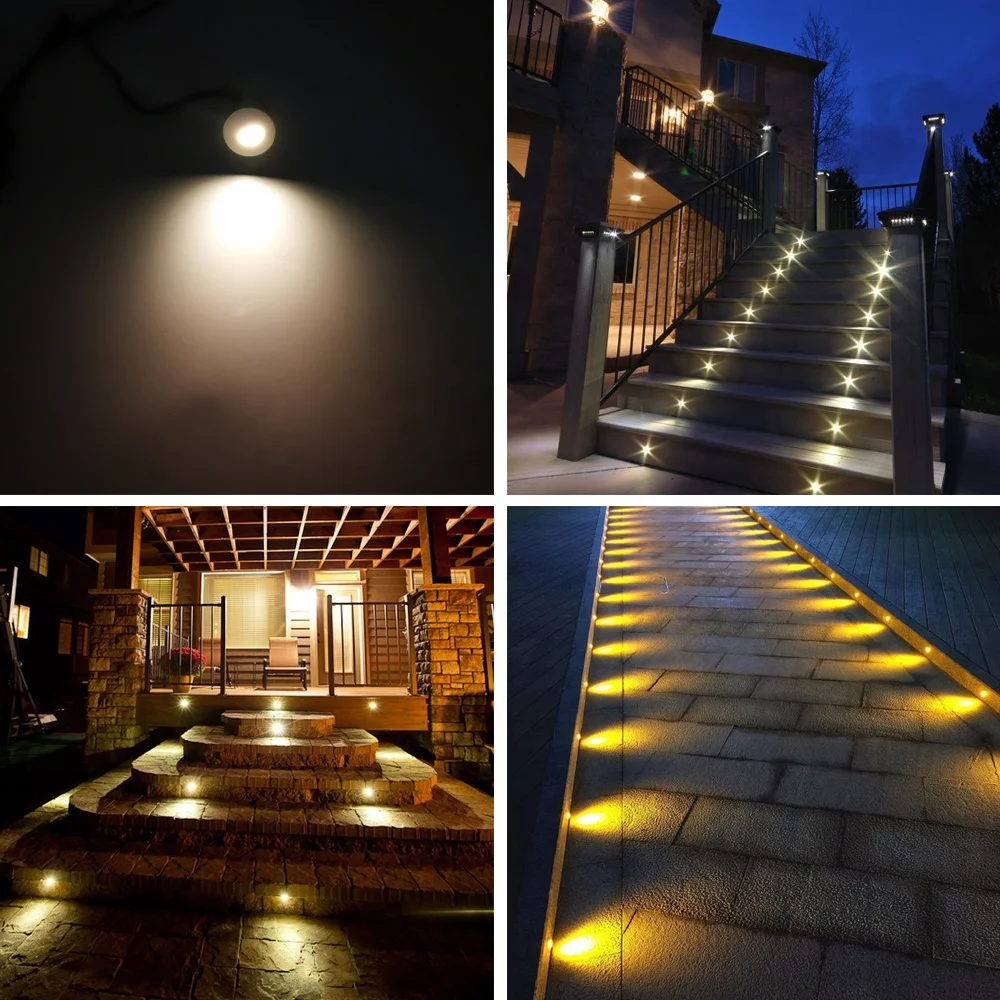 12V 1W LED Stair Step Lights - Durable Outdoor Solutions