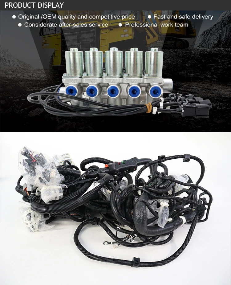 LONGRUI KOMATSU Hydraulic Pump Solenoid Valve 702-21-57500| Alibaba.com