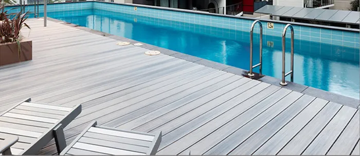 Wpc Plastic Composite Panel Swimming Pool Decking 138*22mm Outdoor ...