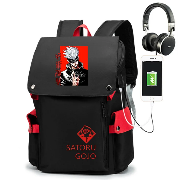 Japan Anime Students Jujutsu Satoru Gojo Schoolbags Backpacks - Buy ...