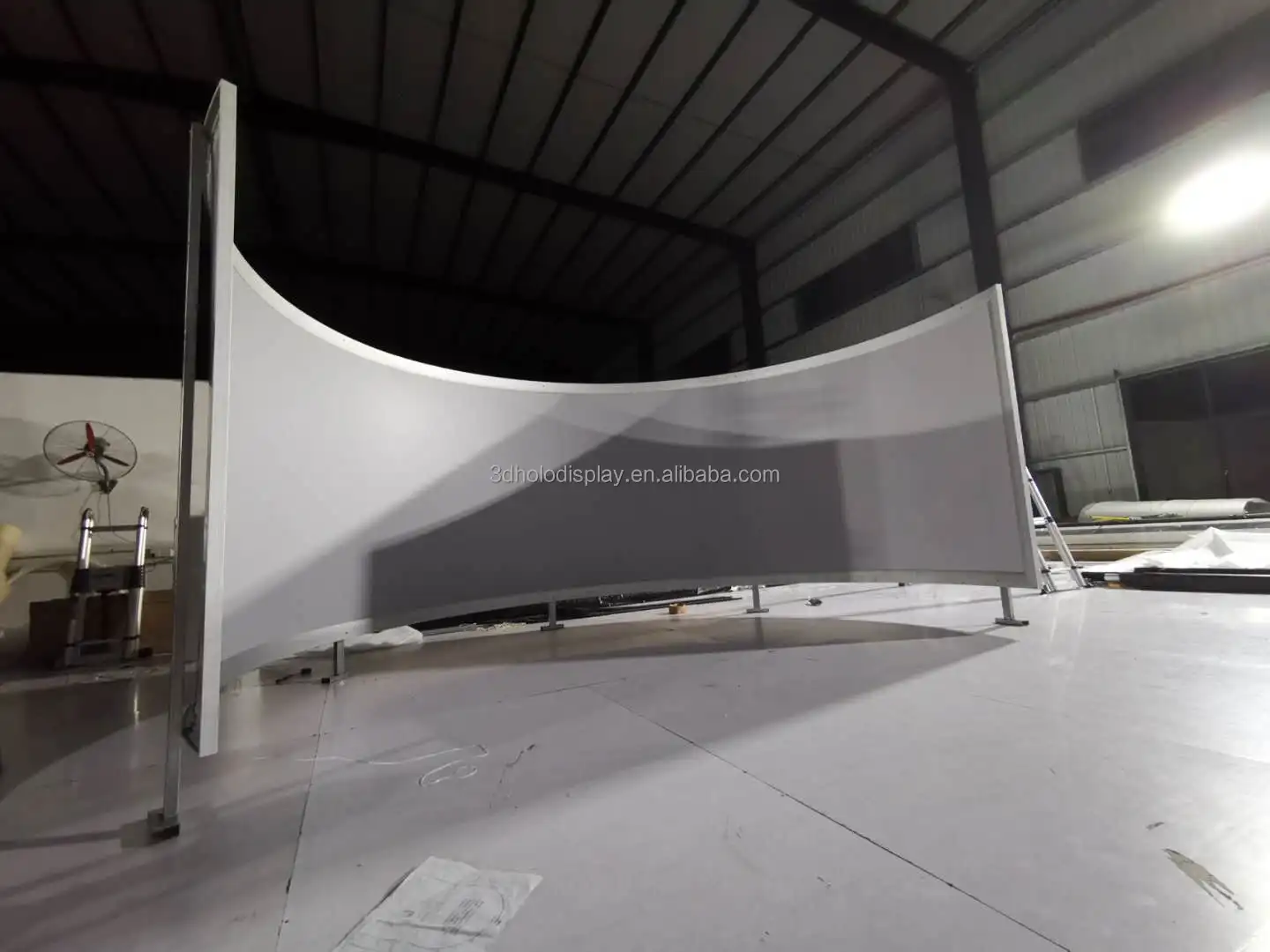 Large Curved Projector Screen for Flight Simulator - 180-270 Degree