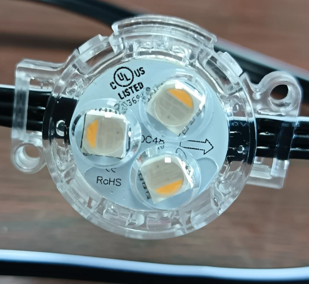 Permanent Outdoor Christmas Ucs2904 30mm Rgbw Smart Led Pixel Light ...