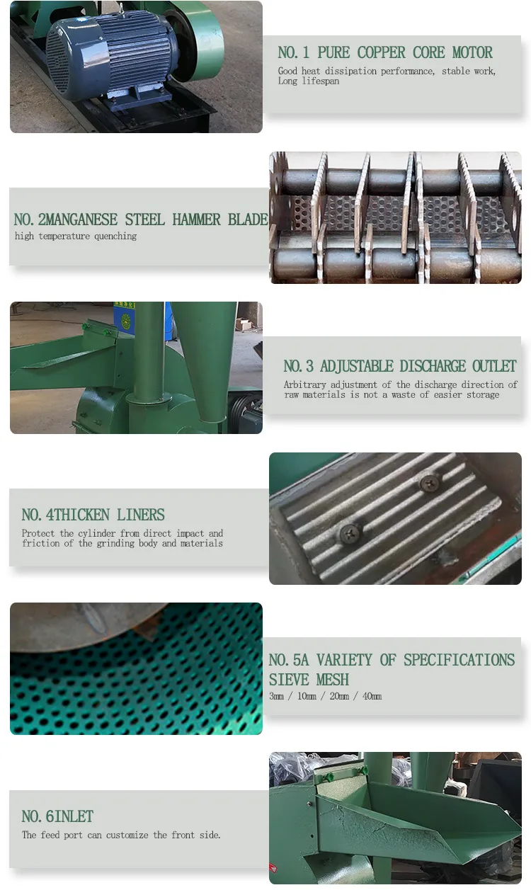 New Original Cyclone Grain Crusher Corn Maize Grinder Animal Fodder ...