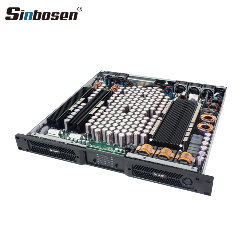 D2-4200 2 Ohms Stable Amplifier Audio Class D 2 Channel Digital Power ...