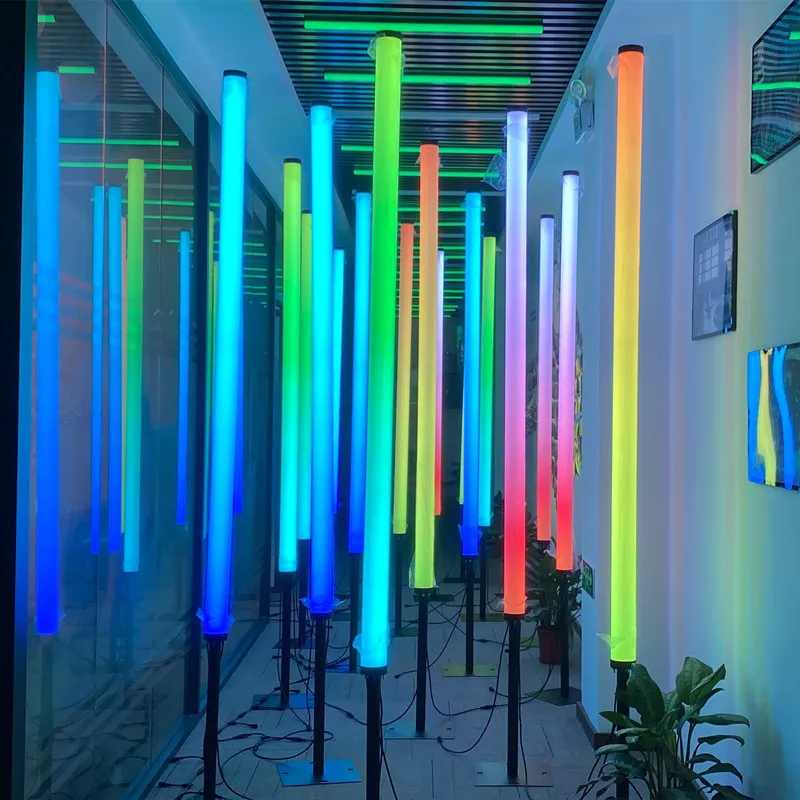 LED Tube Light DMX Color Changing Fluorescent Flexible Tubes