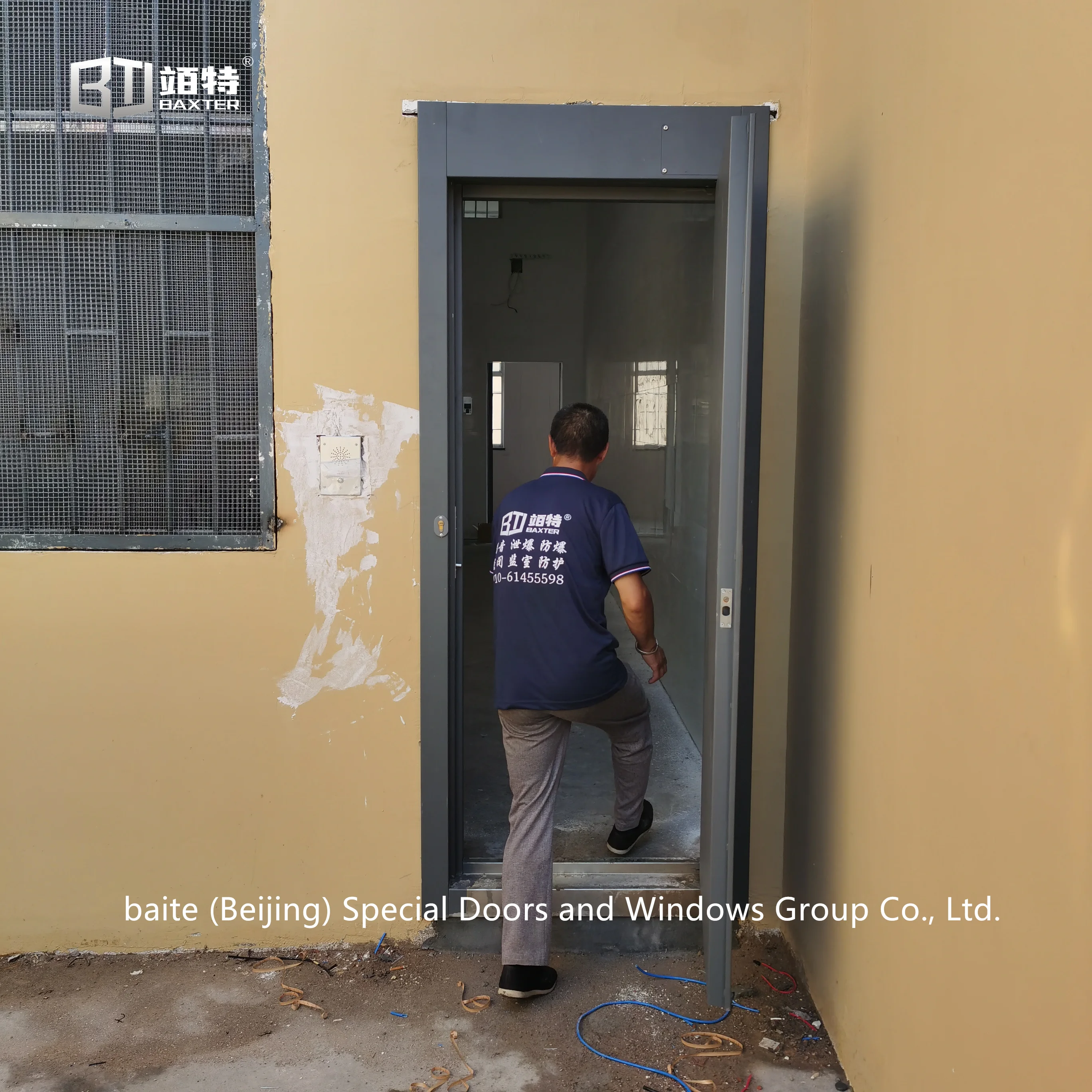 Manual Steel Prison Door For Detention Center And Drug Rehabilitation ...