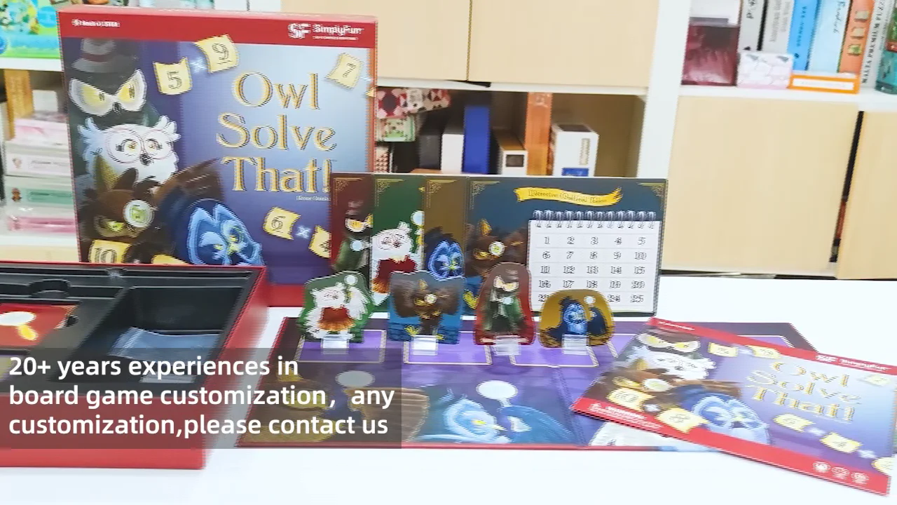 Hot Sales Customized Wholesale Board Games Sets For Board Game ...