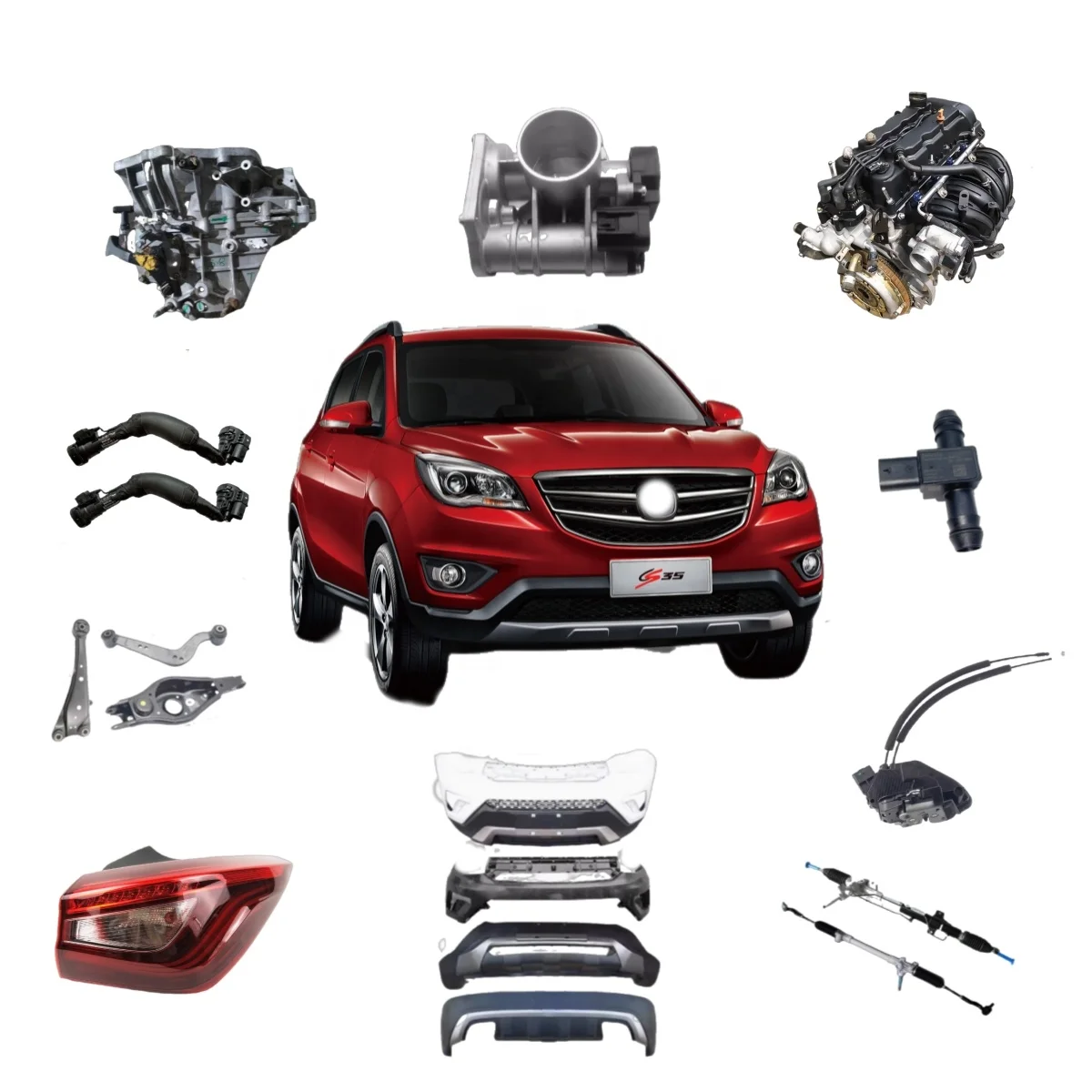 All Auto Spare Parts for Changan CS55 SUV High Quality Car Parts for ...