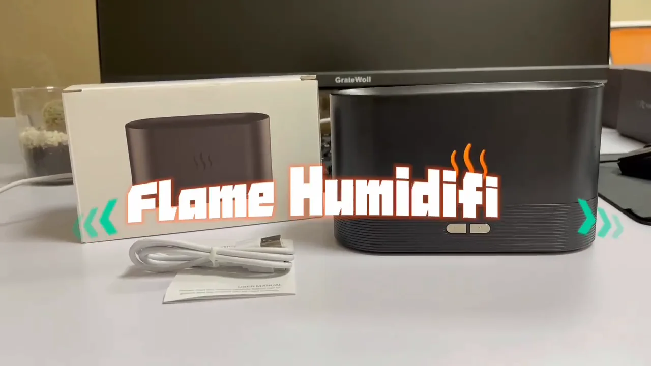 Wholesale Desktop 3d Flame Aroma Diffuser Portable Mini Ultrasonic Usb ...