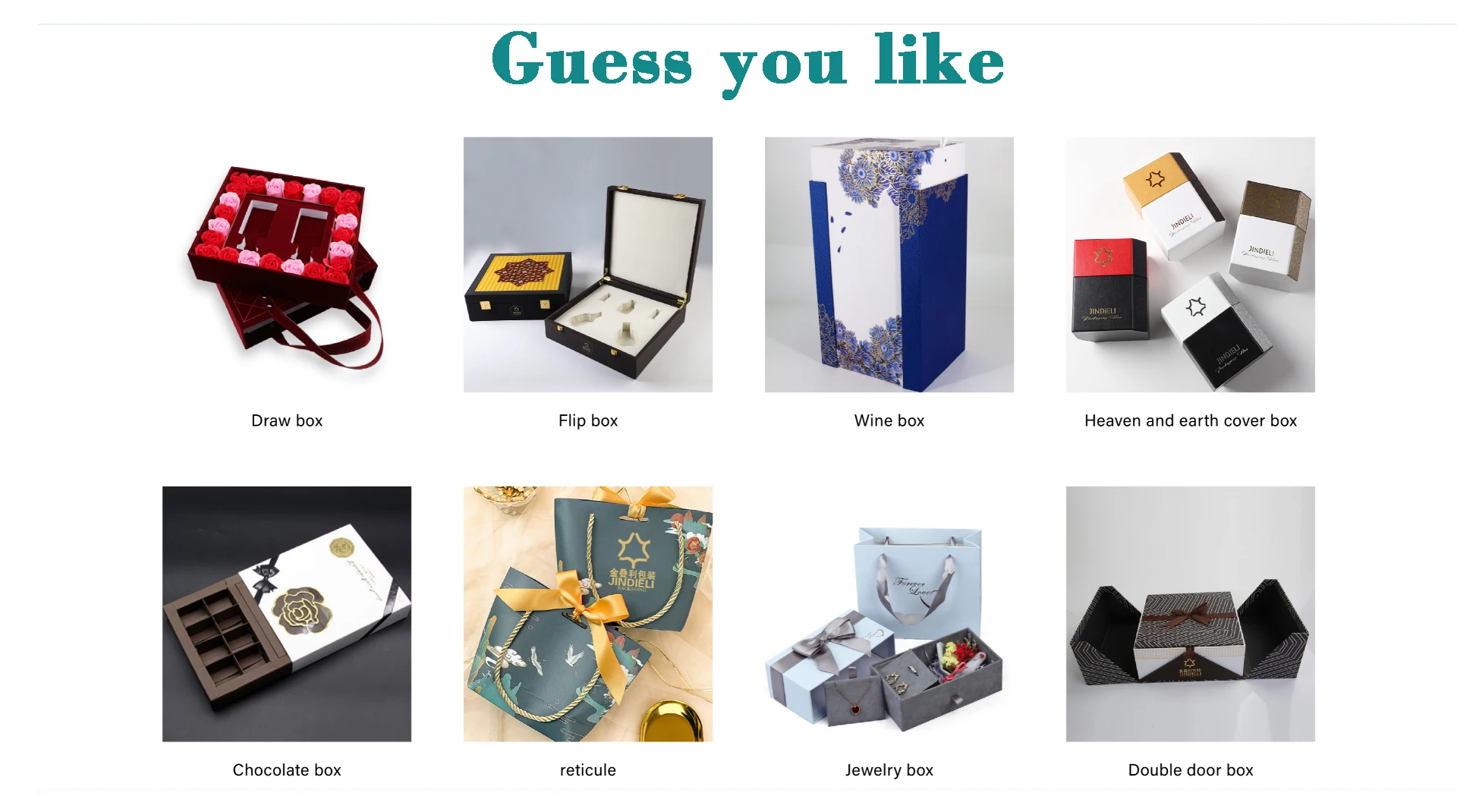 Jiangxi Jindieli Packaging Co., Ltd. - Perfume Boxes, Wine Boxes