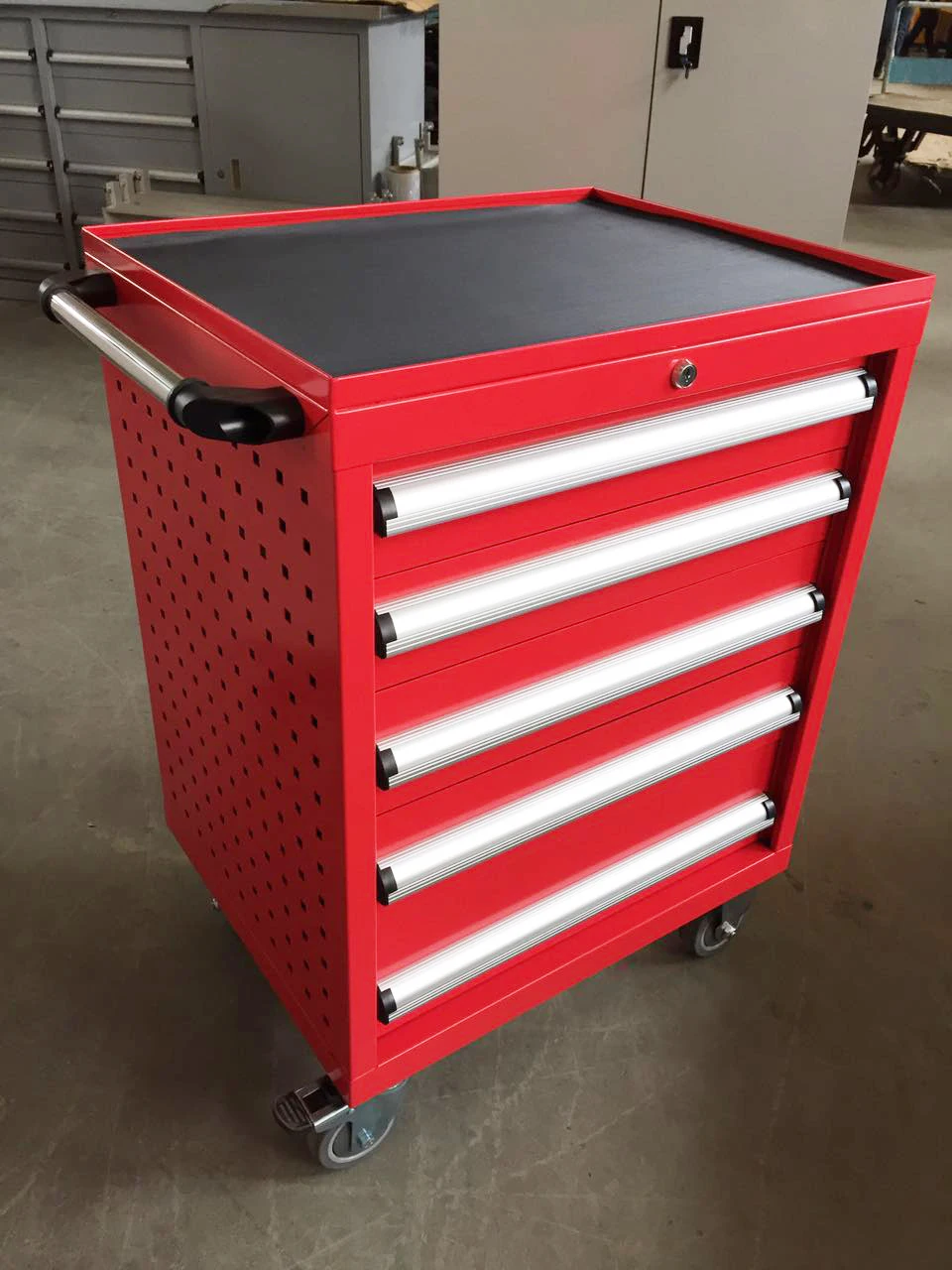 Sliding Tool Chest Heavy Duty Steel Rolling Tool Box Trolley With ...