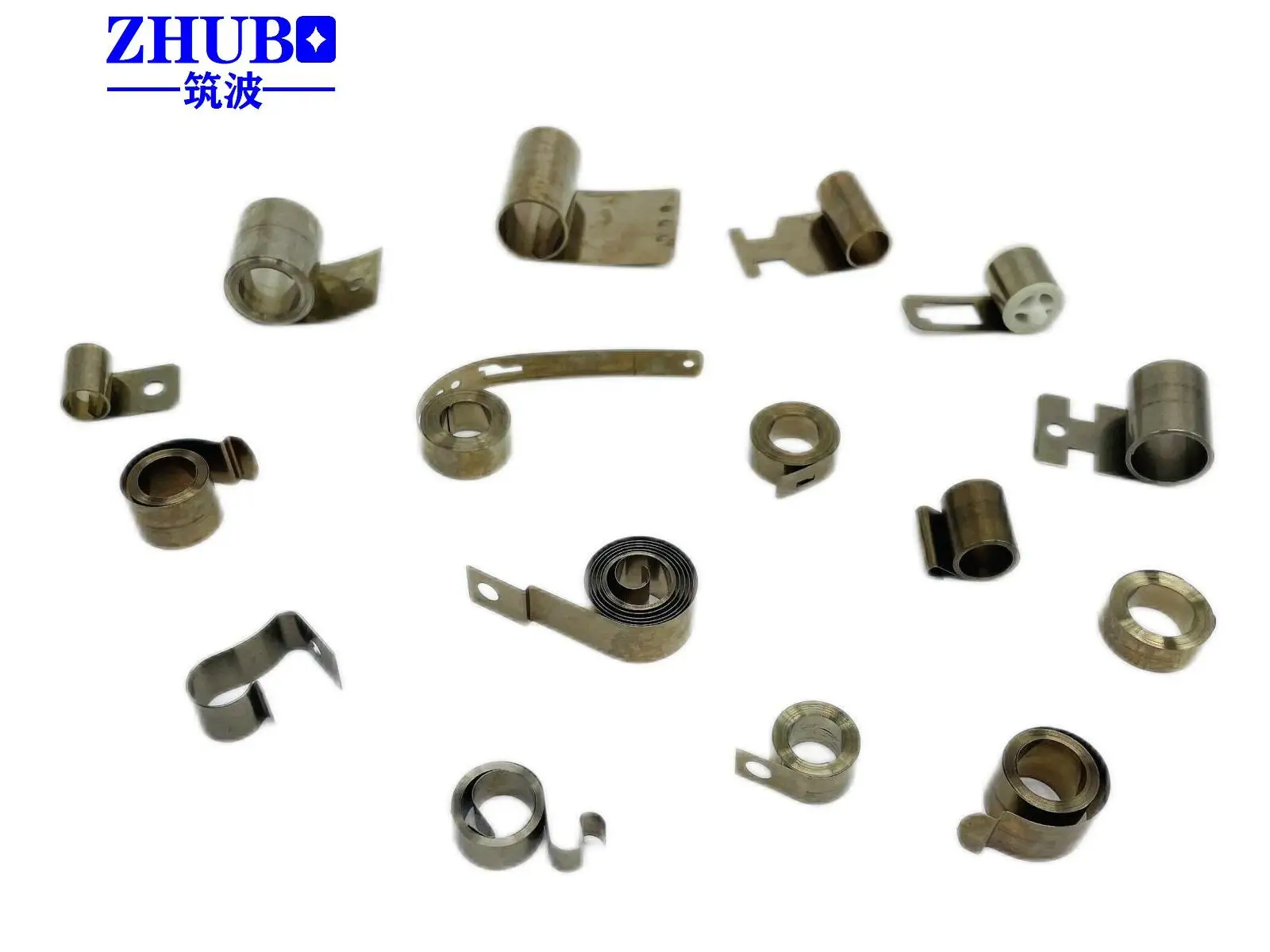 Galvanized Steel Strip Spiral Leaf Spring Spiral Clock Spring For ...