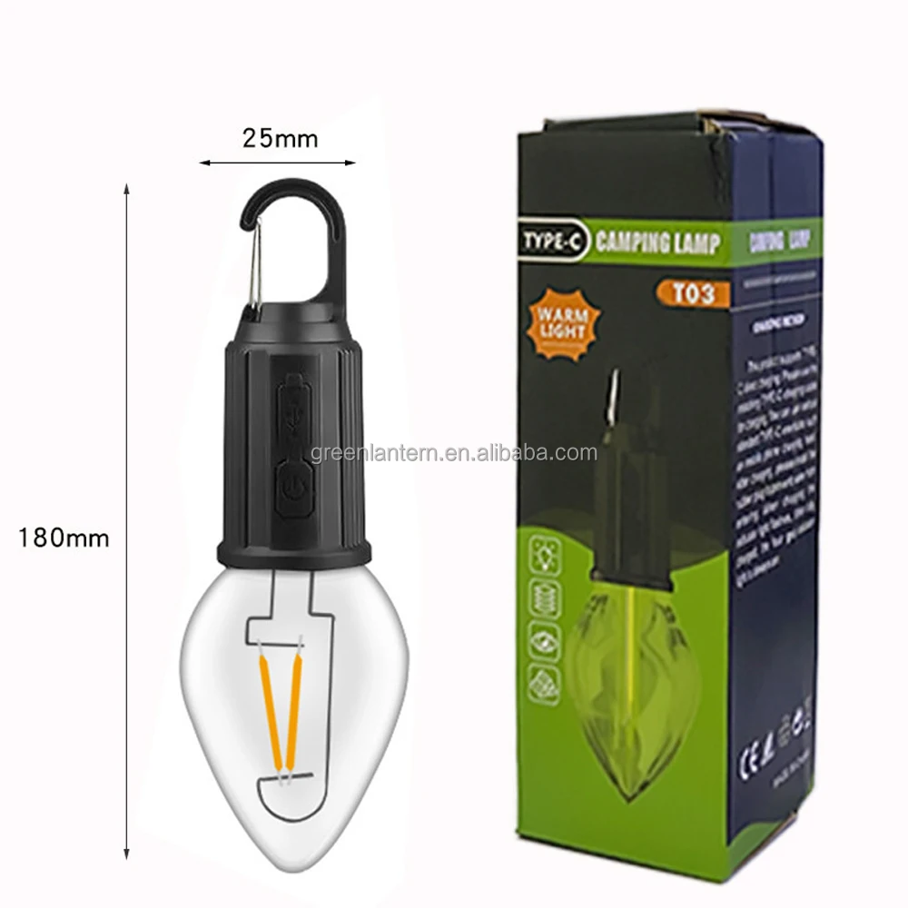 LED Rechargeable Bulb - 20000 Hours Dimmable Fairy Lights