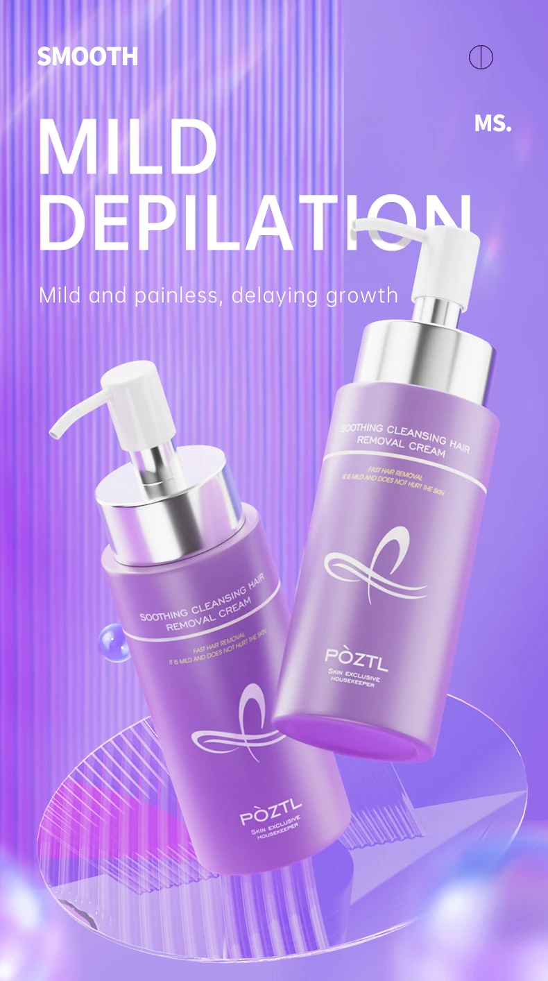 Private Label Hair Remover Cream Lotion For Men Women Painless Facial ...