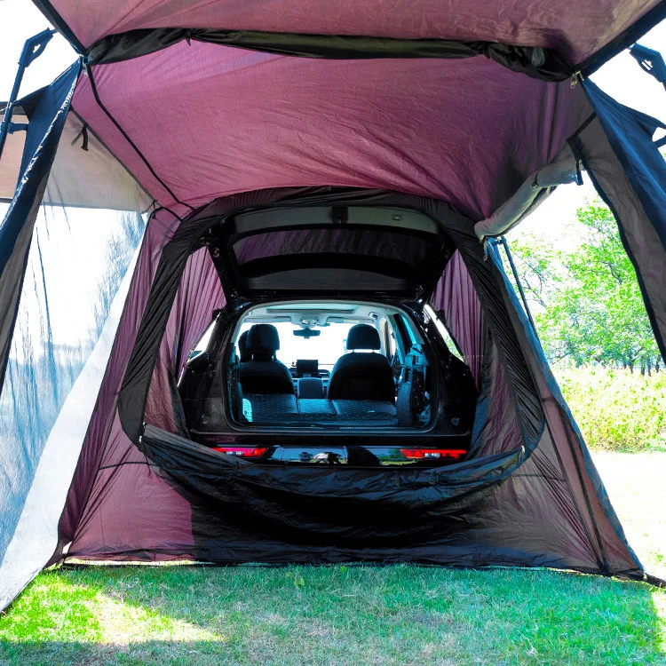 Outdoor Glamping Suv Car Rear Awning Rear Foldable Tent - Buy Car ...