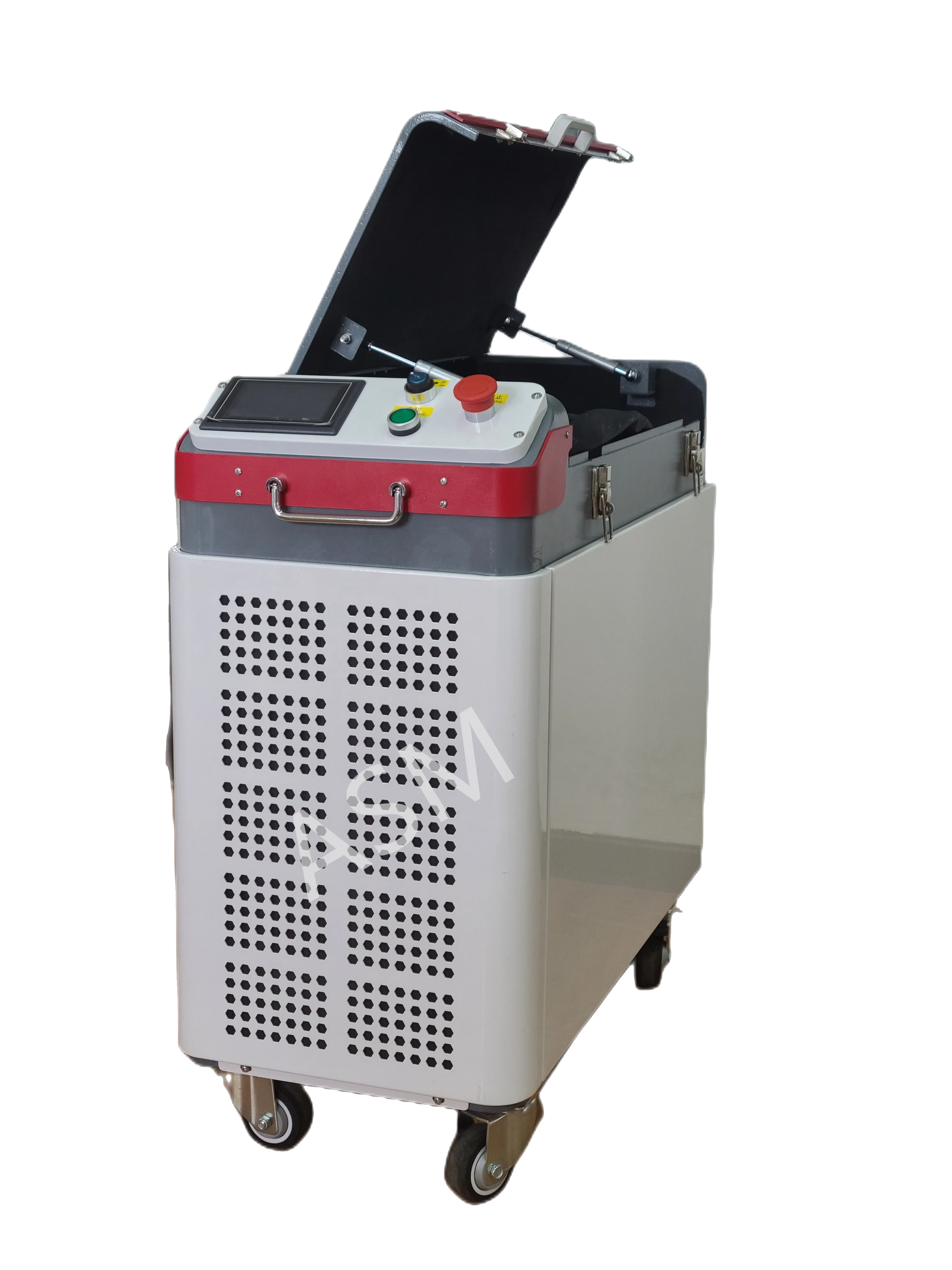 100w 200W 28 Inch Flight- case Fiber Pulsed Laser Cleaning Machine ...