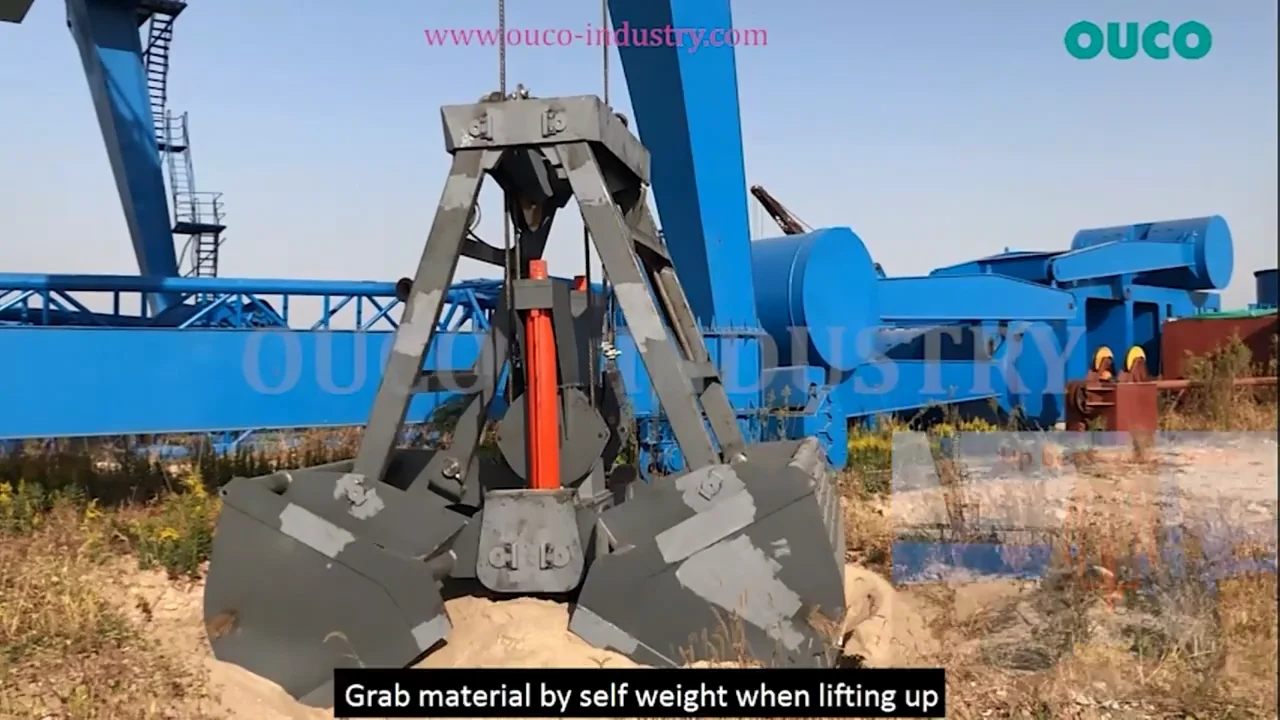 Clamshell Overhead Crane Hydraulic Coal Grab Bucket - Buy Clamshell ...