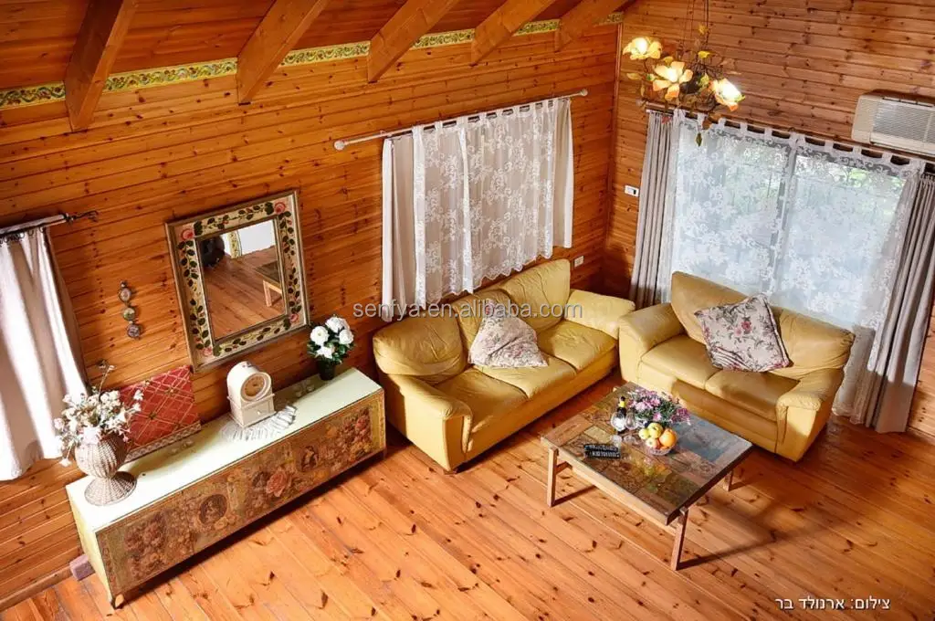 Factory Outlets,2 Bedrooms Design,Angara Pine Wood Made Log Cabin ...
