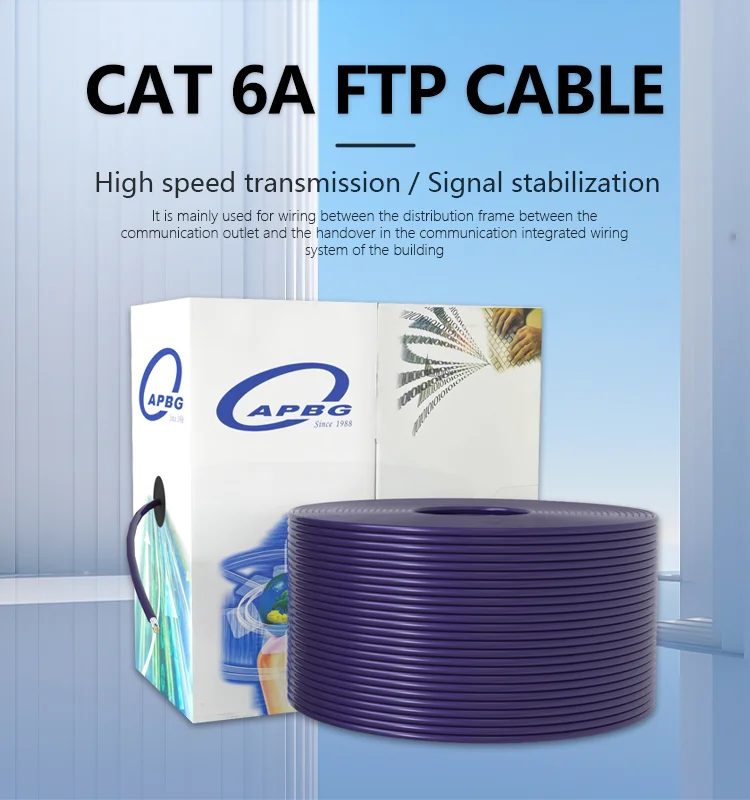 Ethernet 32awg Cat6 Cat 6a Cat7 Sftp Lan Cable 4pair Shielding ...