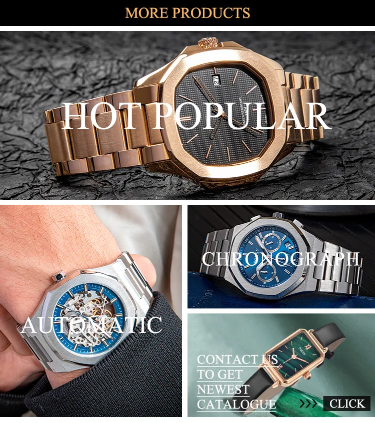 Oem Accept Stainless Steel Luxury Wrist Custom Logo Men Chronograph ...