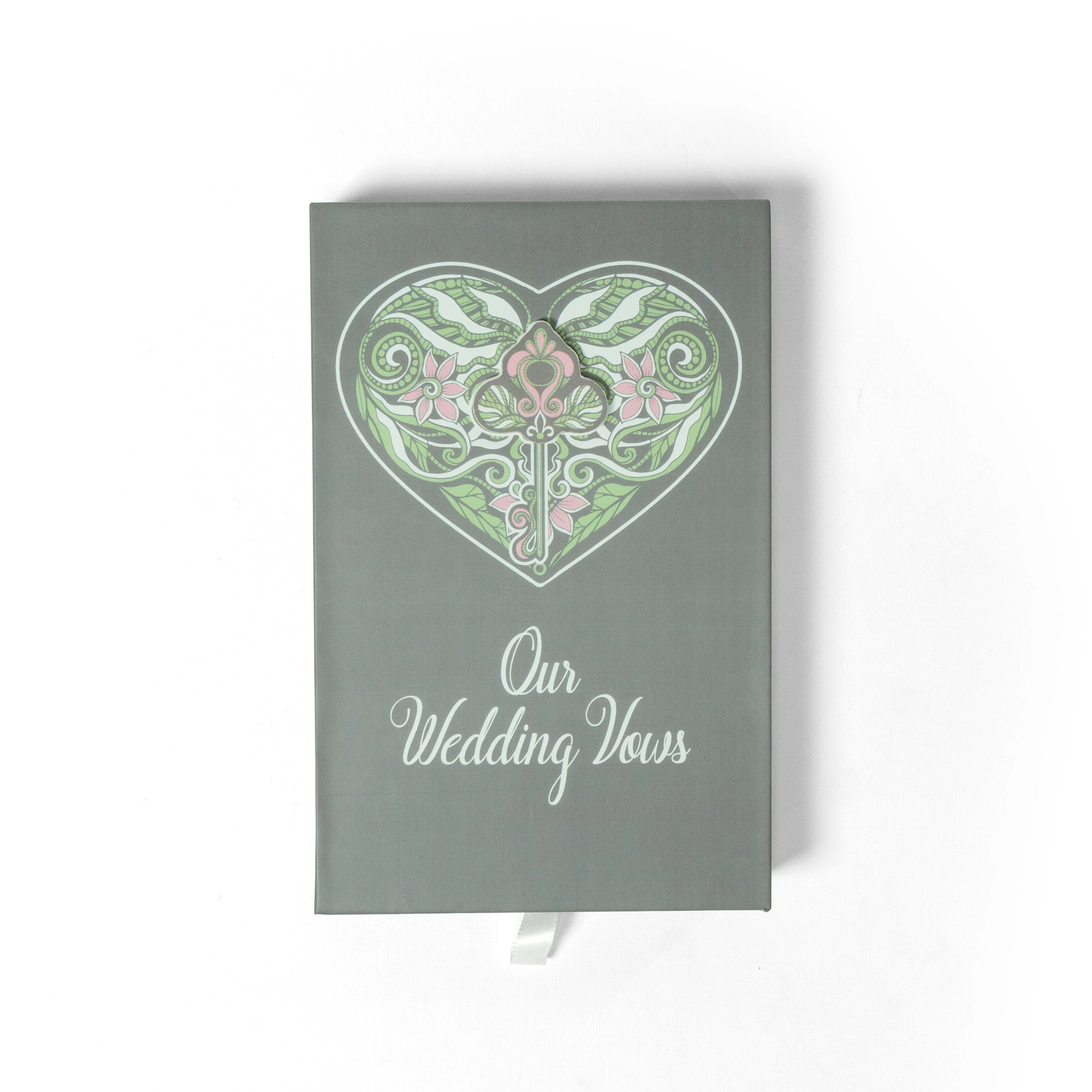 Custom Printing Logo Wedding Vows Planner Book With Hardcover Card Case ...