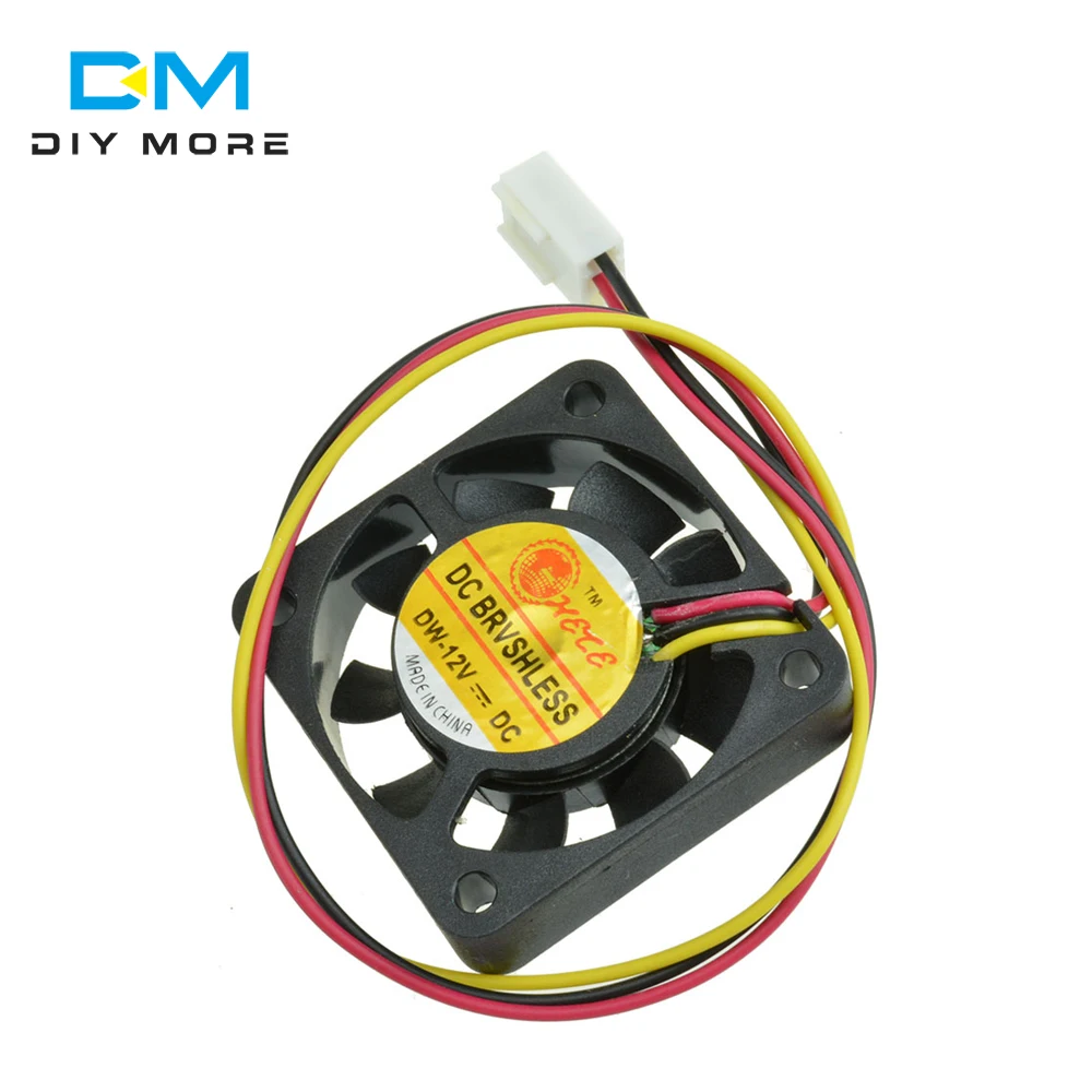 3 Pin 4cm Computer Cpu Cooler Cooling Fan Pc 4cm 40x40x10mm Dc 12v ...