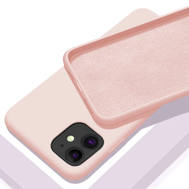 Original Custom Color Logo Liquid Soft Silicone Case