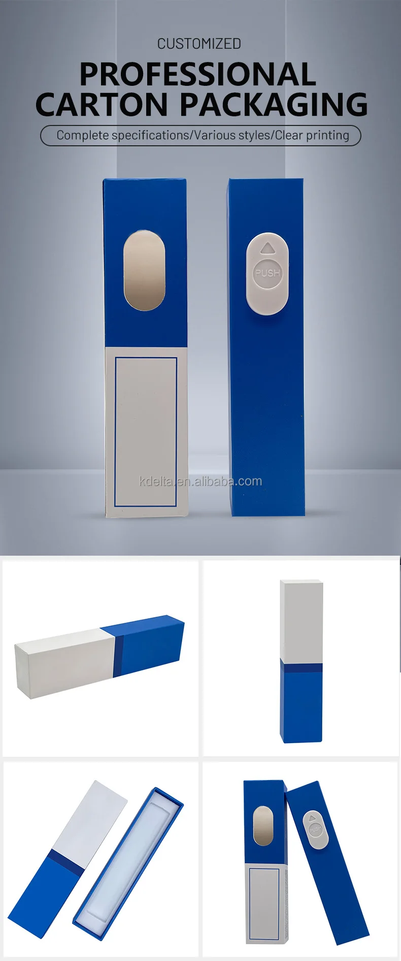 Custom Cardboard Box Child Resistant Packaging Disposable Child Proof ...