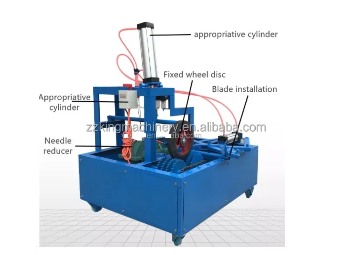 High Efficiency Tyre Recycling - Cutting & Recycling Machine