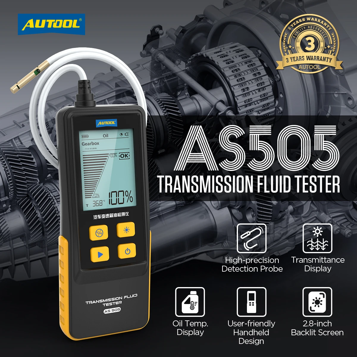 Autool As505 Atf Automotive Transmission Fluid Measurement Tester - Buy ...