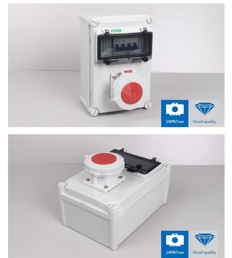 Saipwell IP67 Outdoor Industrial Waterproof Power Socket Box