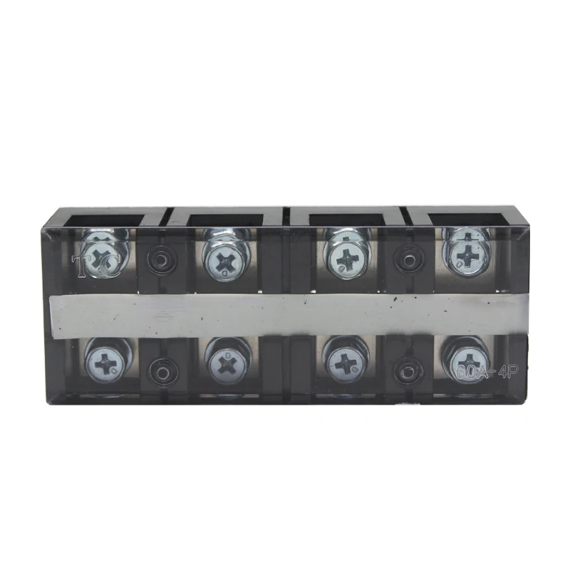 Double Row Terminal Block - NALEI TC-604 4P 60A 600V