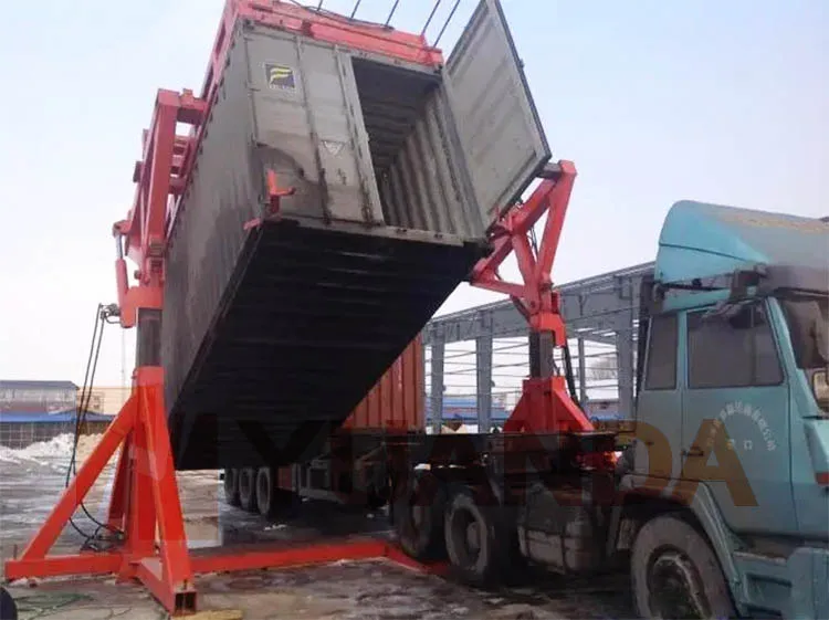Heavy Duty Container Tilter - 45 Ton Capacity & 180° Rotation