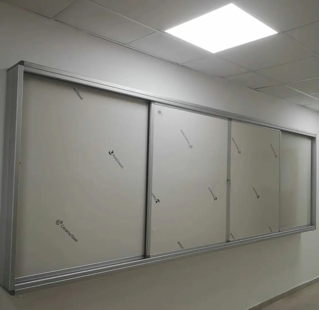 LONBEST Ceramic Sliding Whiteboard - Durable & Versatile