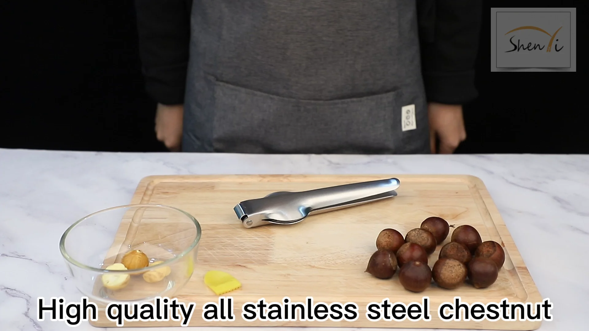 Portable Nutcracker Clip Pliers Walnut Cutter Kitchen Tool Stainless ...